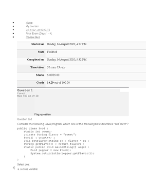 [Solved] In Java what is the role of interfaces Question 19Answer a ...