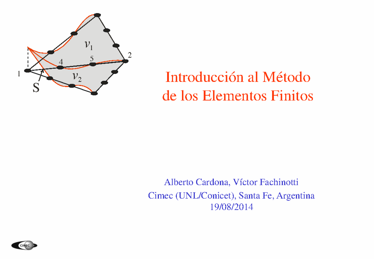 Cursofem 0 - Curso elementos finitos - Introducción al Método de los ...