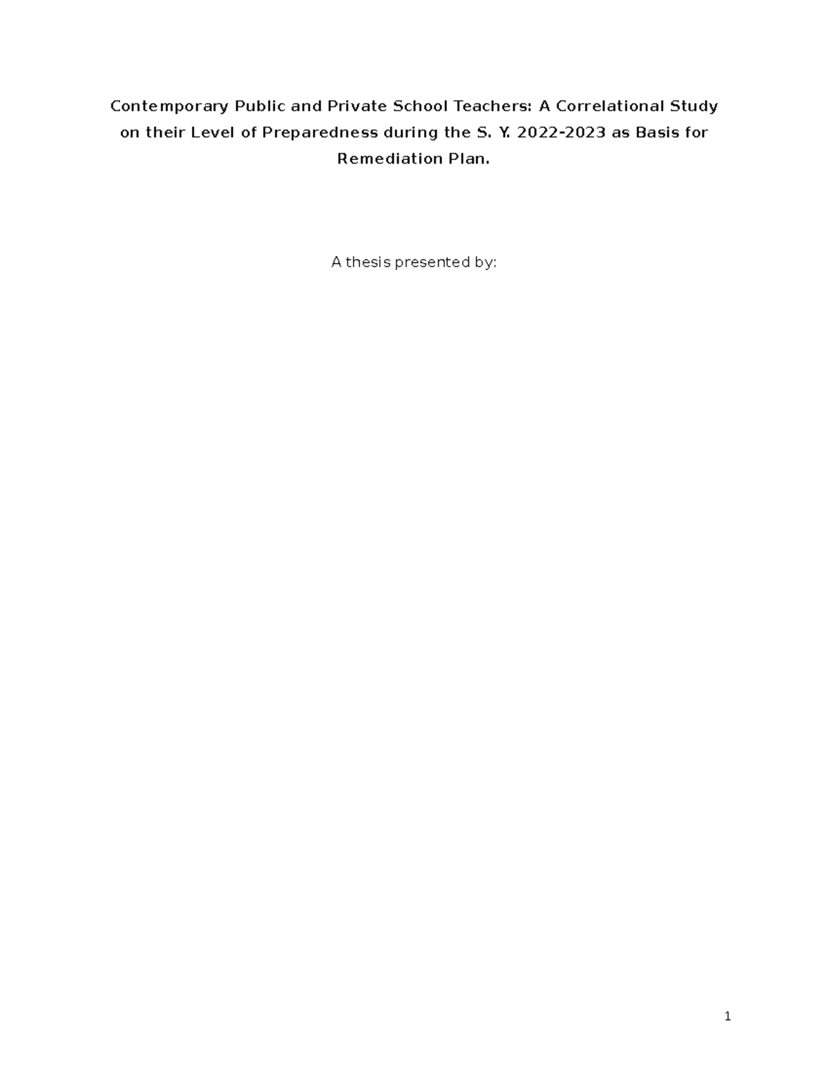 FULL Research Paper- Contemporary Public and Private School Teachers A ...