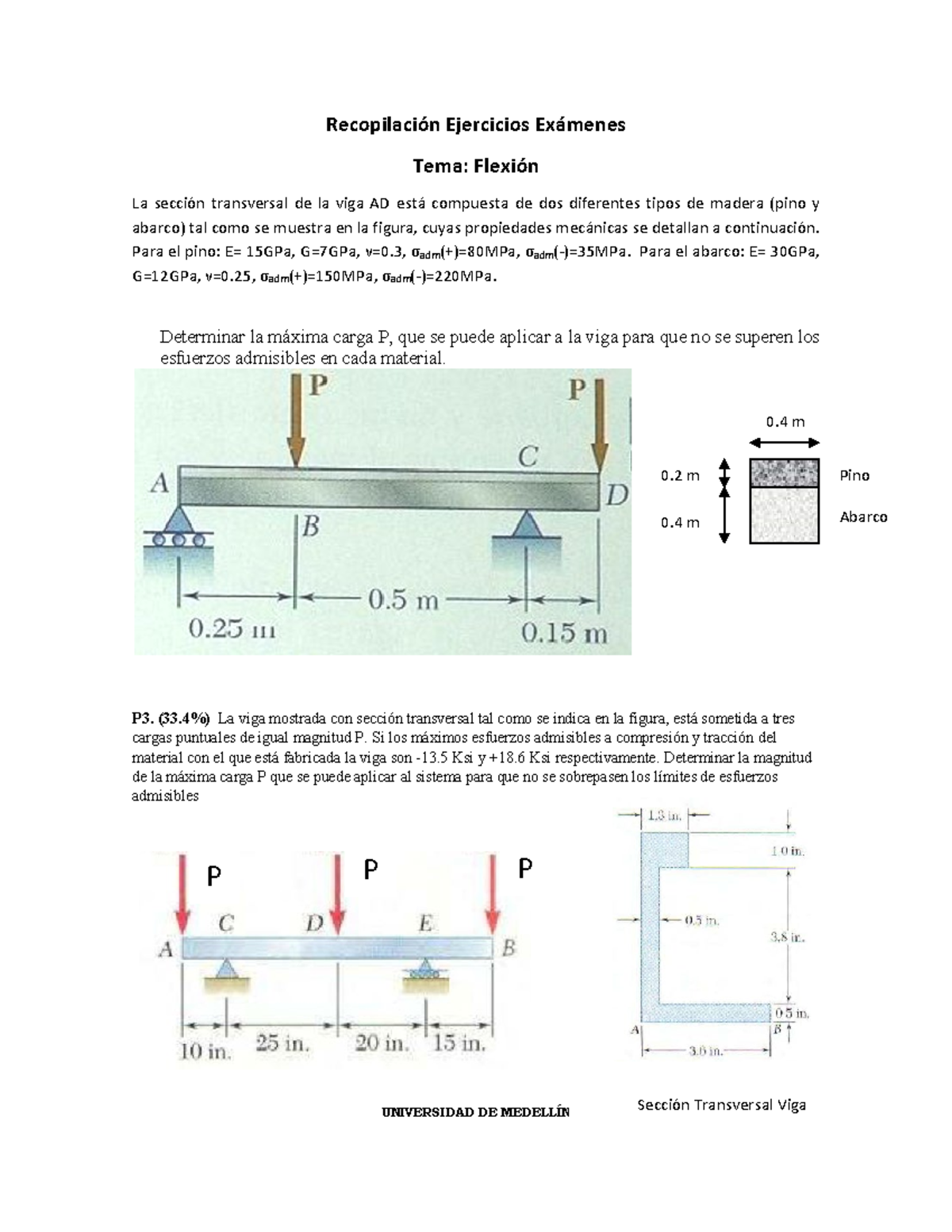 Recopilación Ejercicios Flexión - Warning: TT: undefined function: 22 Warning: TT: undefined ...