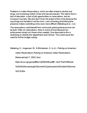 CJ 205 6-3 Quiz - Quiz for all of Module 6 - CJ-205 6-3 Module Six Quiz Teacher: David Prince ...