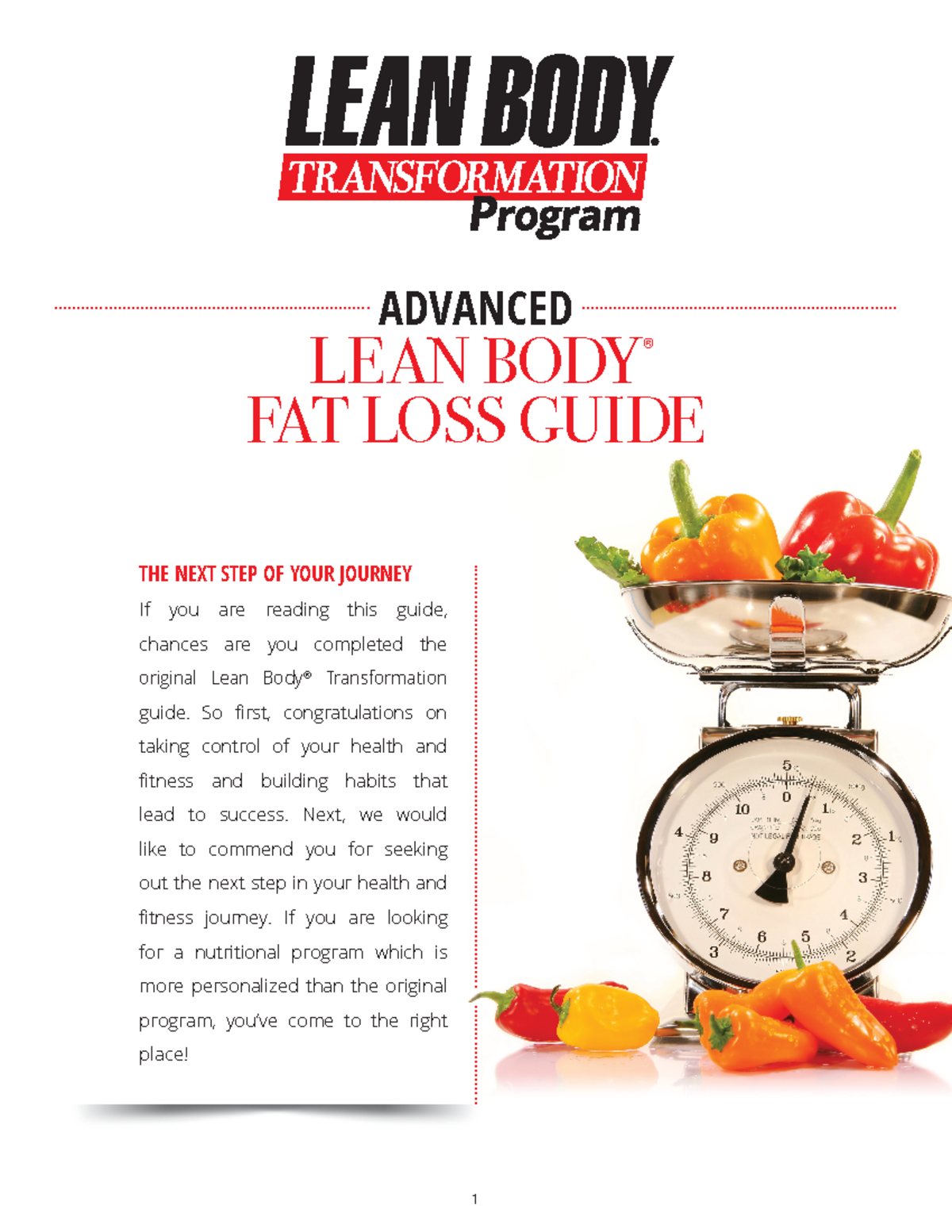 Advanced Fat Loss Guide v1-1 - ADVANCED If you are reading this guide ...