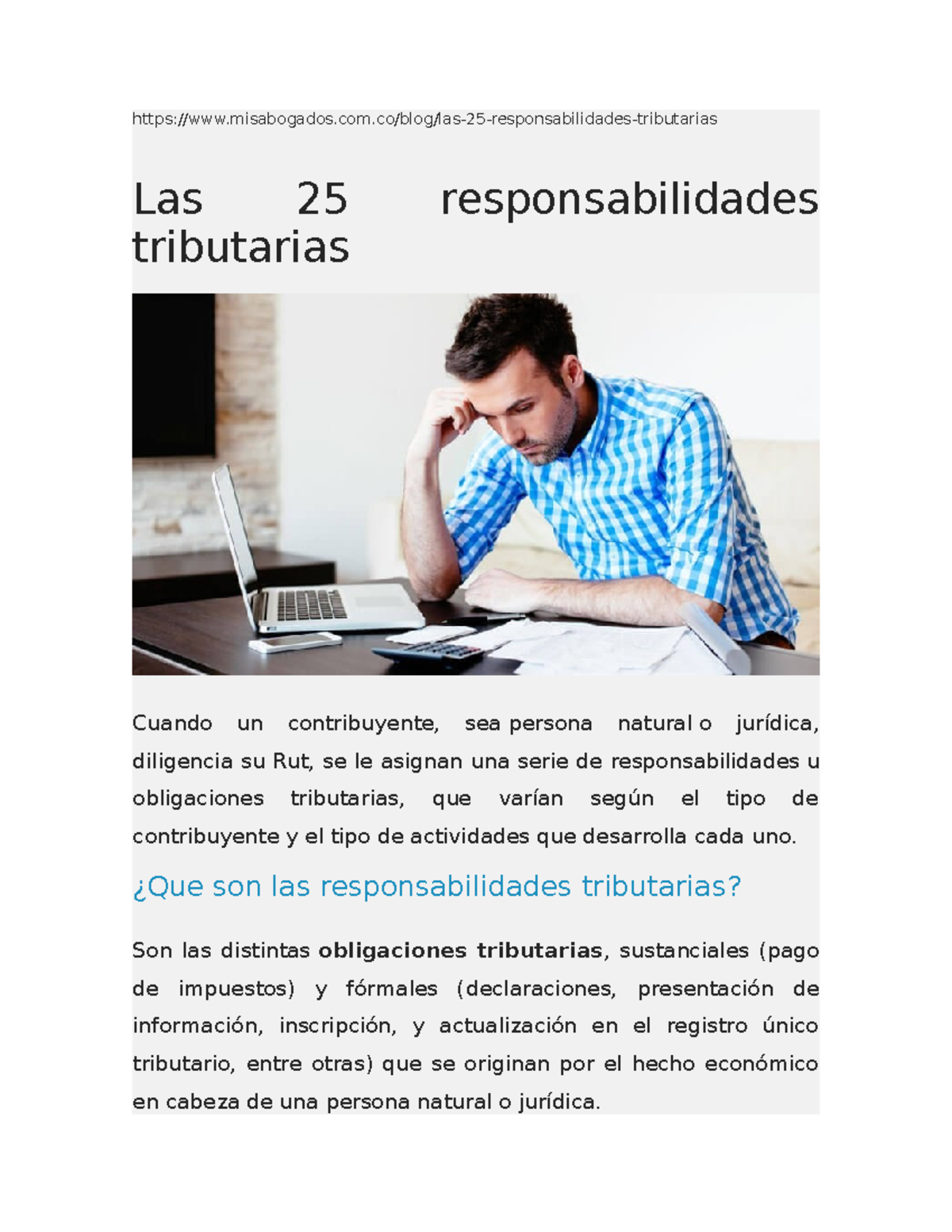6. 25 responsabilidades-tributarias - misabogados.com/blog/las-25 ...