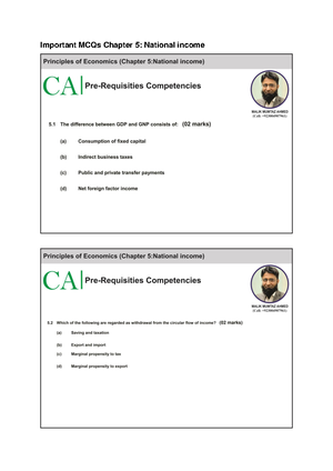 CPC PRC-3 CHAP-6 Notes - Chapter 6 History M National income ...