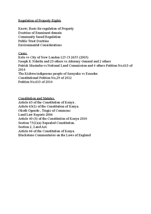 Form LRA 75 Restriction FORM - PROPERTY LAW - UoN - Studocu