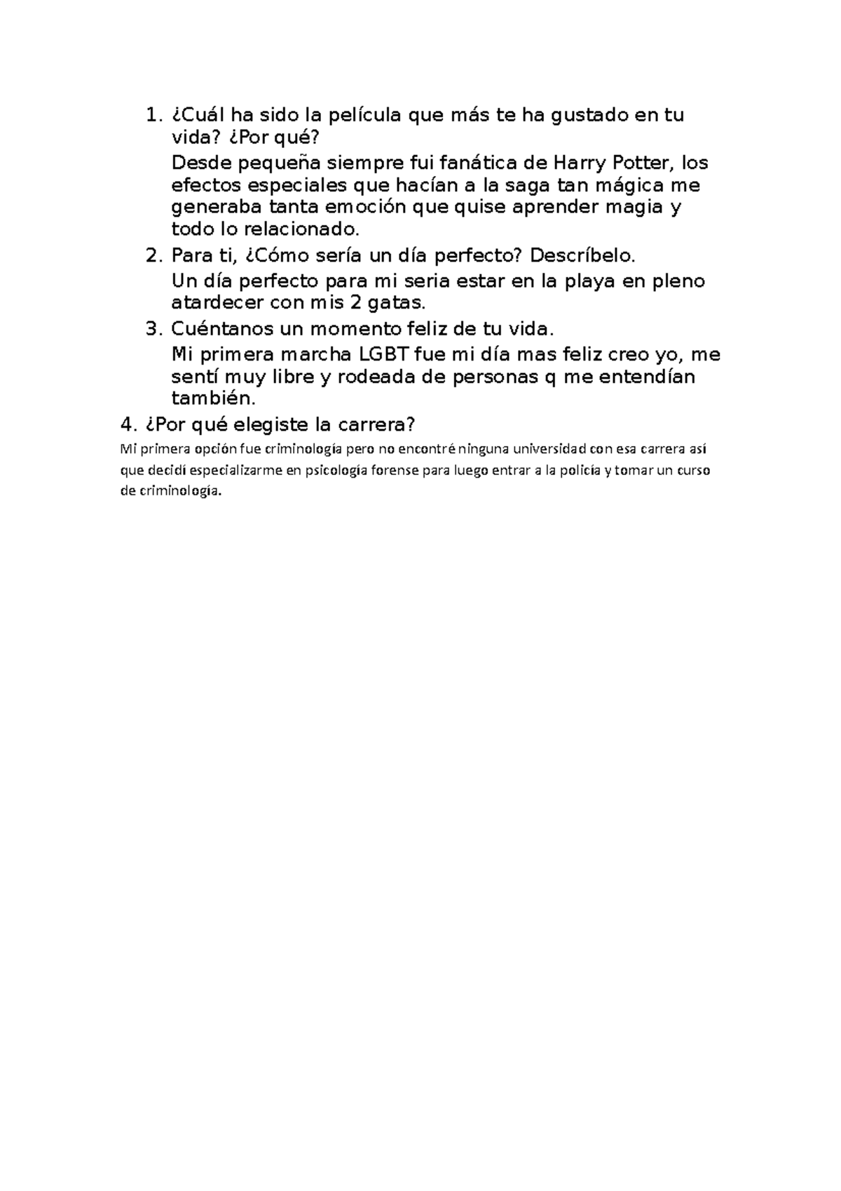 Introduccion - ¿Cuál ha sido la película que más te ha gustado en tu ...