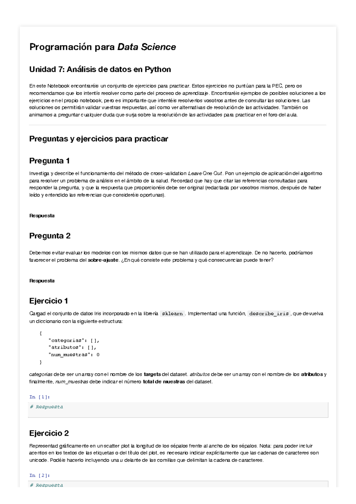 Prog Datasci 7 Ejercicios Resueltos Programación Para Data Science 9812