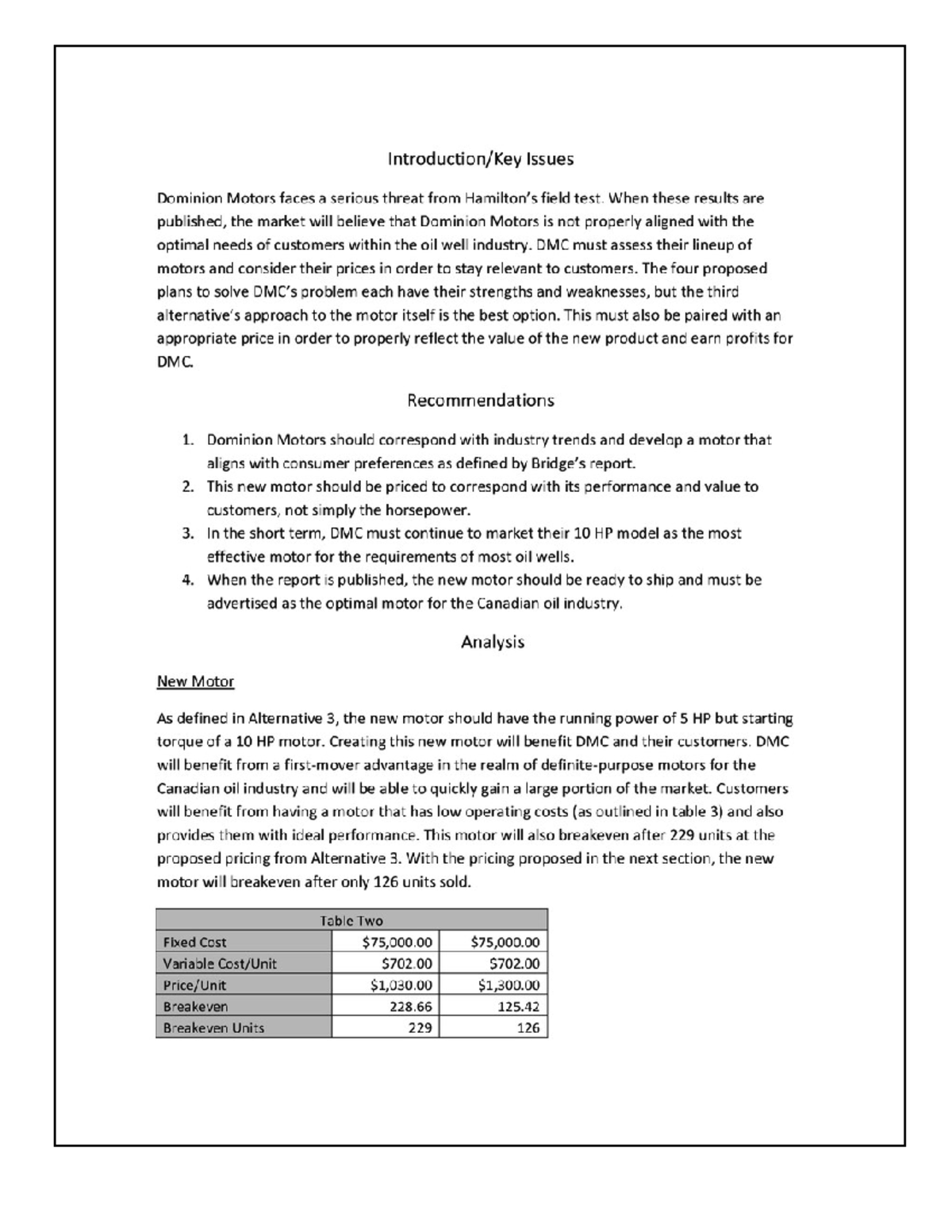 Example - they are overview and a sample for case memo on ...