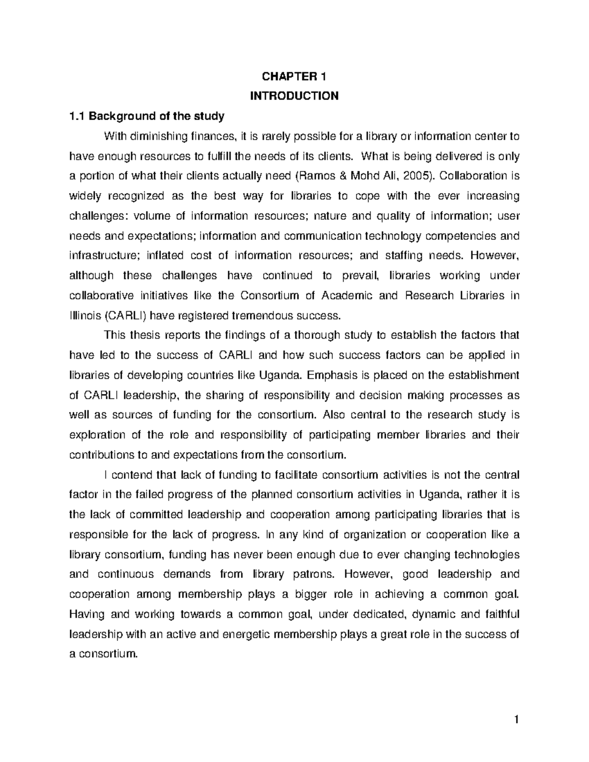 Thesis-Ch 1-3 - hdhdisowhdbdkdk - CHAPTER 1 INTRODUCTION 1 Background ...