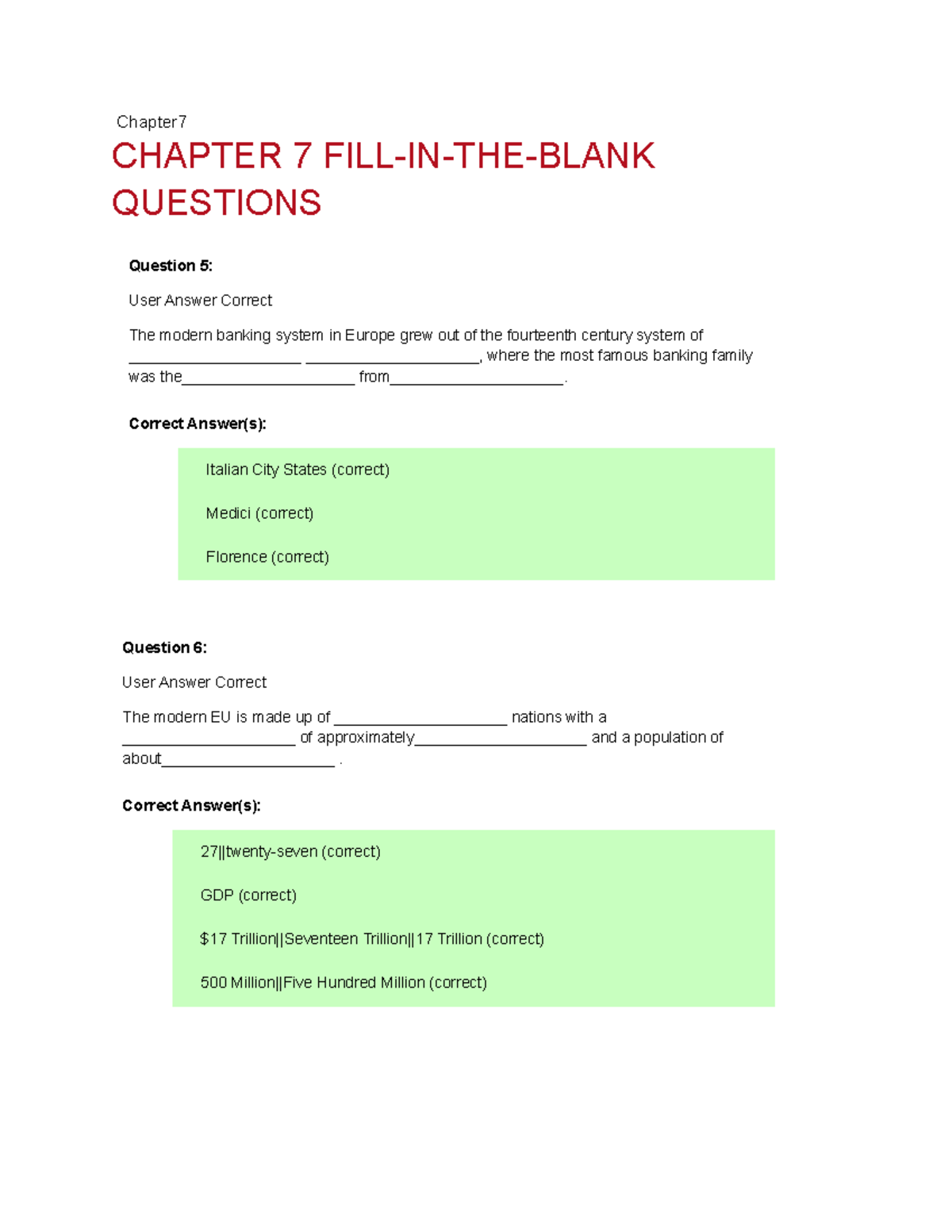 Chapter 7 FILL-IN-THE- Blank Questions 5-7 - Chapter CHAPTER 7 FILL-IN ...