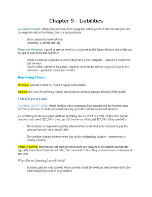 Chapter 3 - Introduction to Accounts - Student Copy - Chapter 3 ...