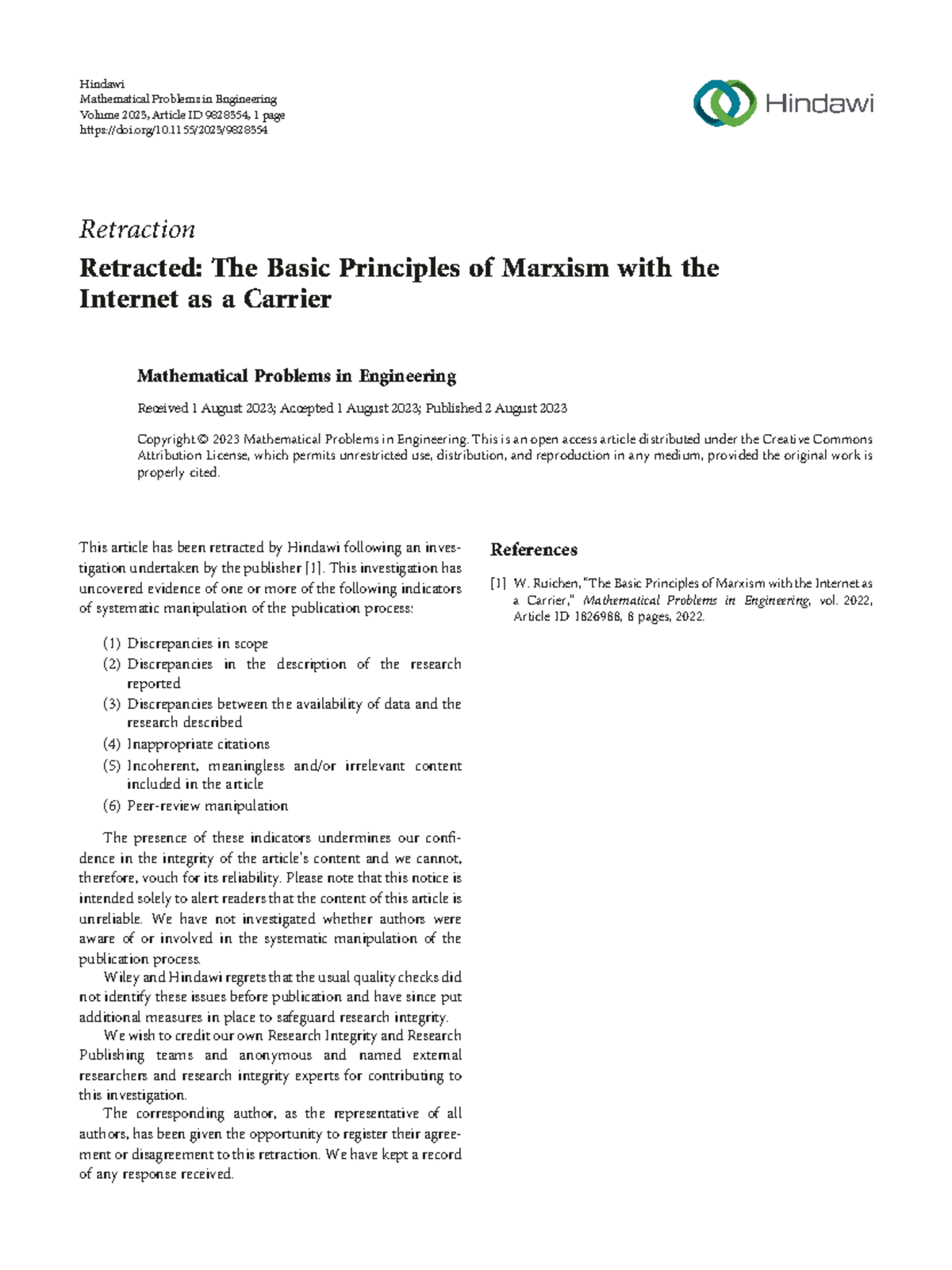 The Basic Principles of Marxism - This is an open access article ...