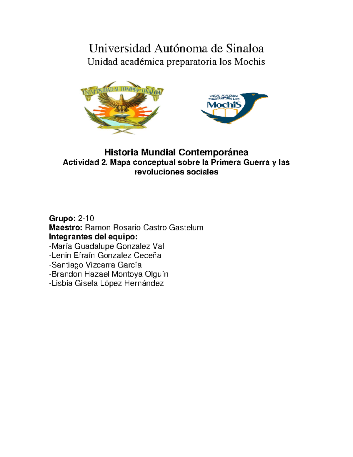 (MGGV - ACT3) - tarea - Universidad Autónoma de Sinaloa Unidad ...