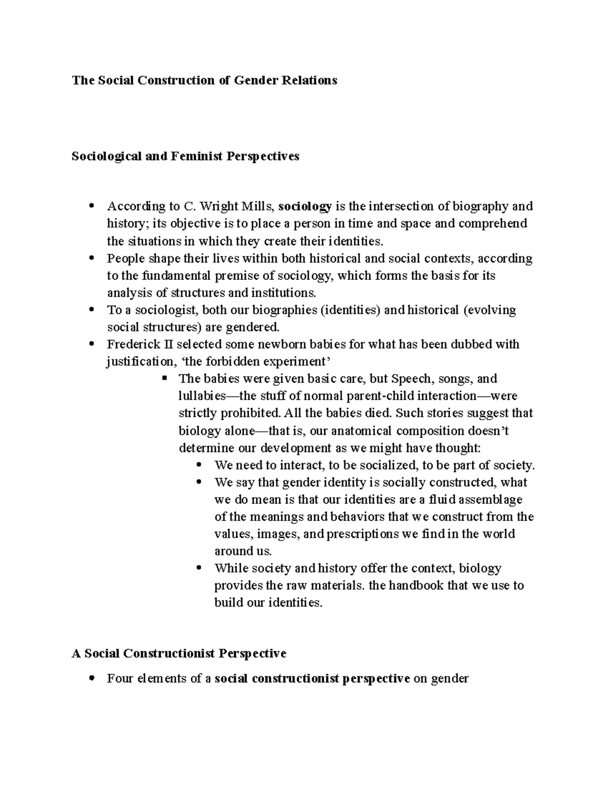 Social Construction and Sex Role Theory - The Social Construction of ...