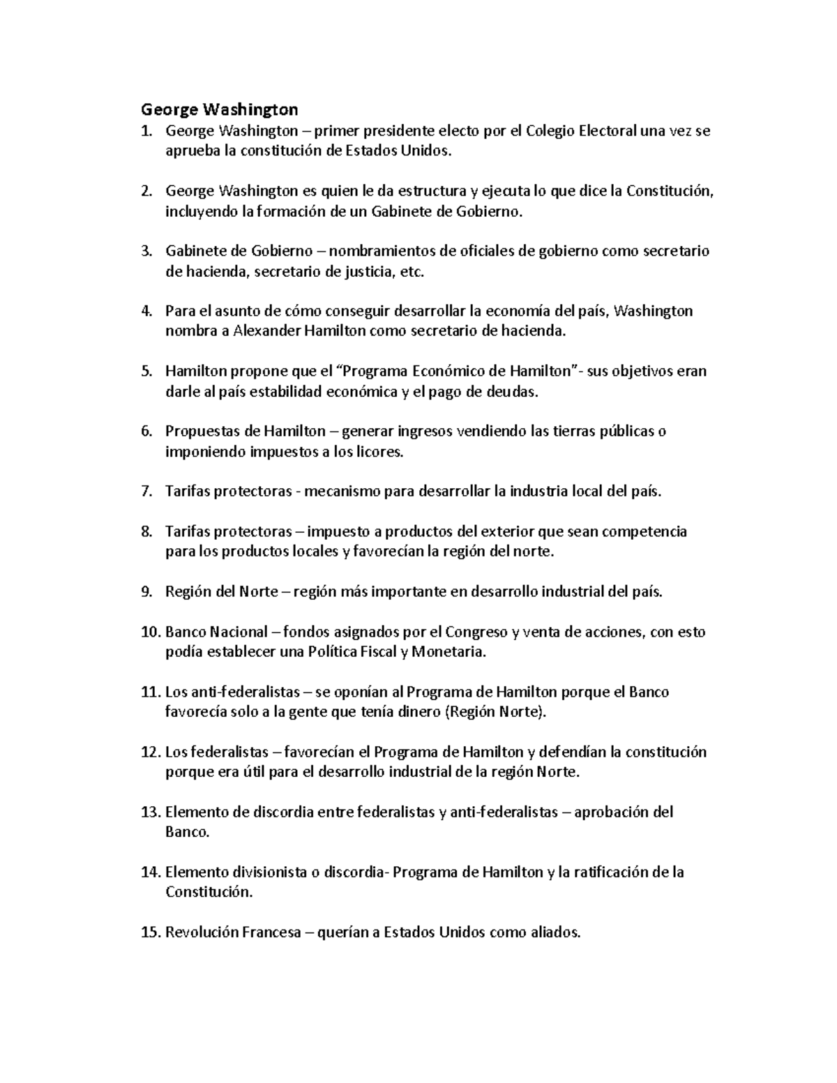 HIST3111 Repaso Examen Final - George Washington George Washington ...