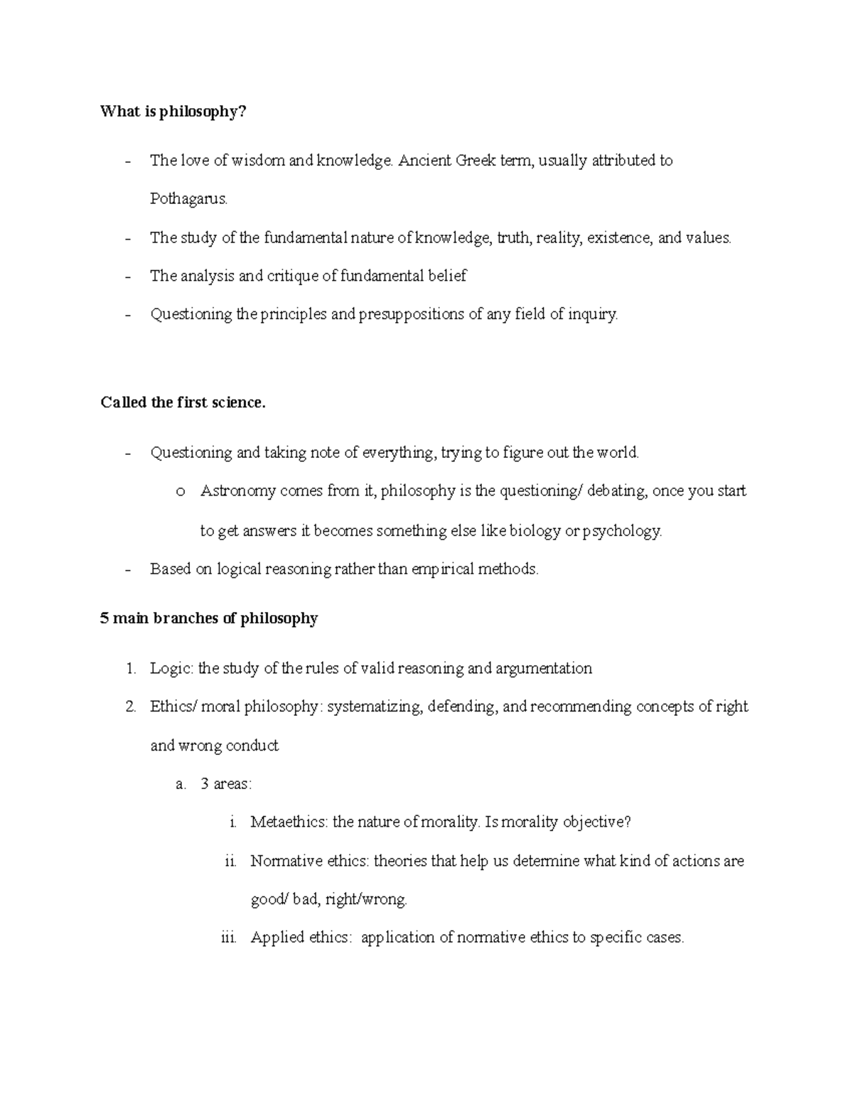 Philo what is philosophy - What is philosophy? The love of wisdom and ...
