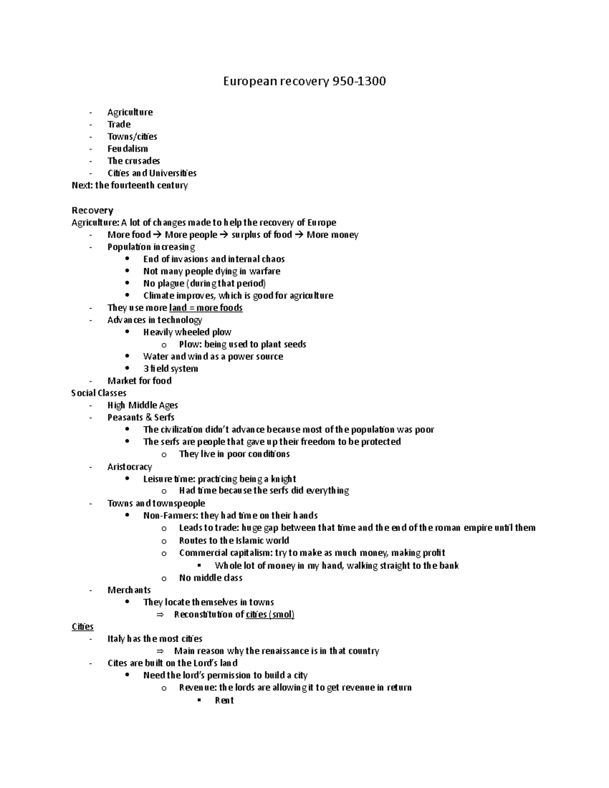 European recovery 950 - European recovery 950- Agriculture Trade Towns ...