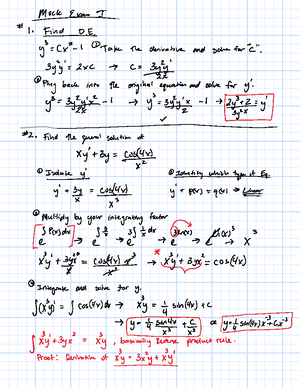 hw2 for math 3321 - MATH 3321 ENGINEERING MATHEMATICS FALL 2022 WRITTEN HOMEWORK 2 SECTION (s ...