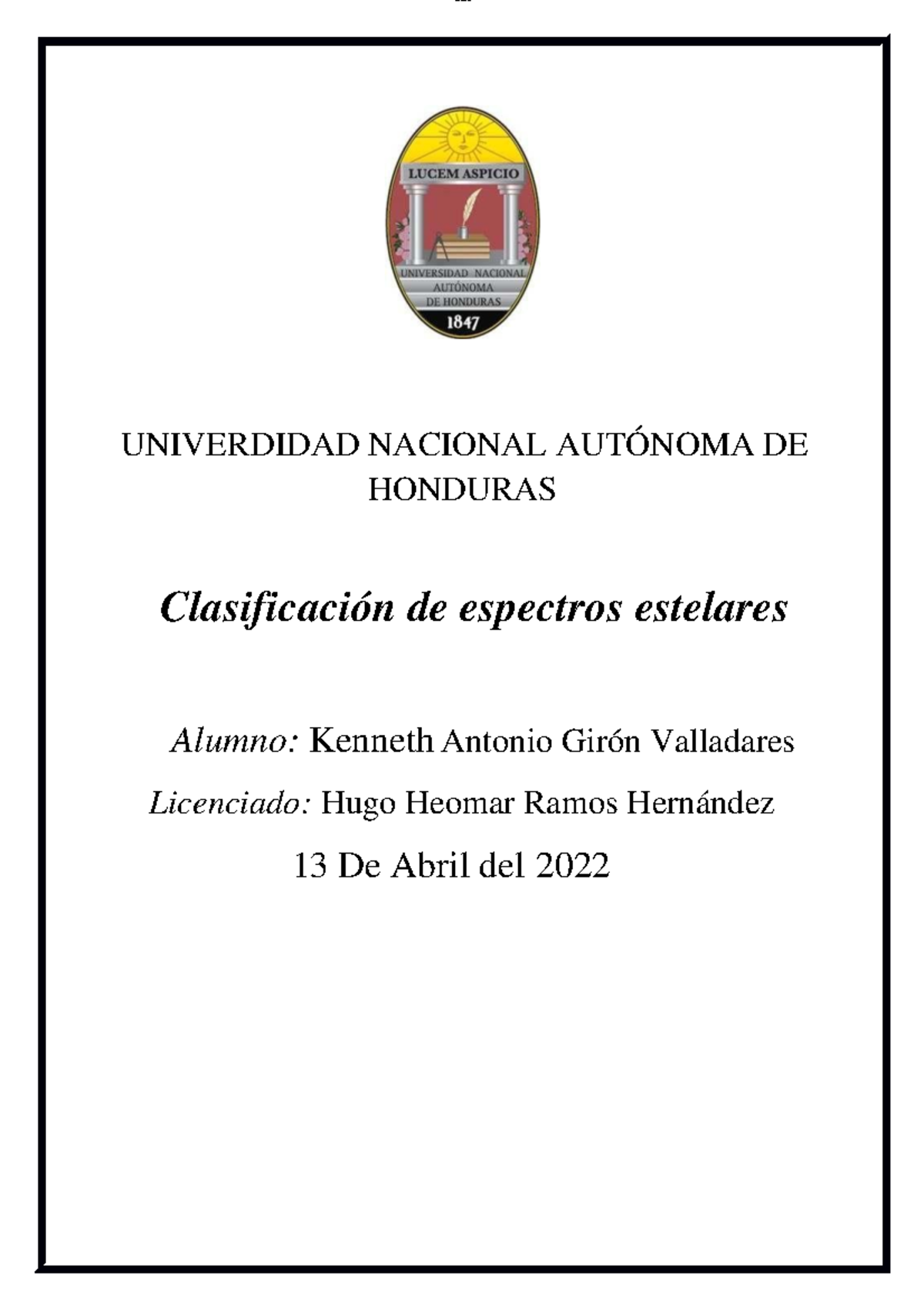 Kenneth Giron U3T2ap1 - ninguna - lOMoAR cPSD| 9576592 UNIVERDIDAD ...