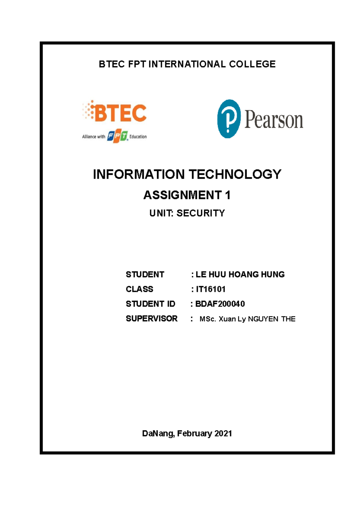 Hưng-converted - Unit 9: Software Development Life Cycle - FPT - Studocu