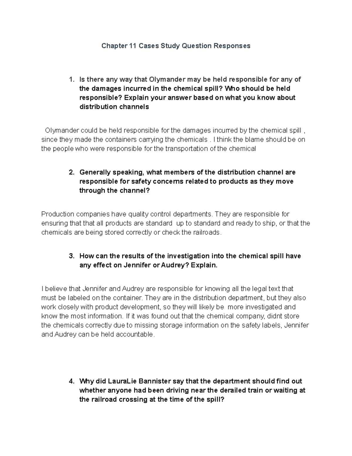 Chapter 11 Cases Study Question Responses Jackson Krog - Chapter 11 ...