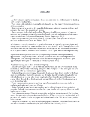 C815 TASK 1 Final - TASK 1 - Tamara Smith SID# 004200039 September 4, 2023 Task 1 Quality - Studocu