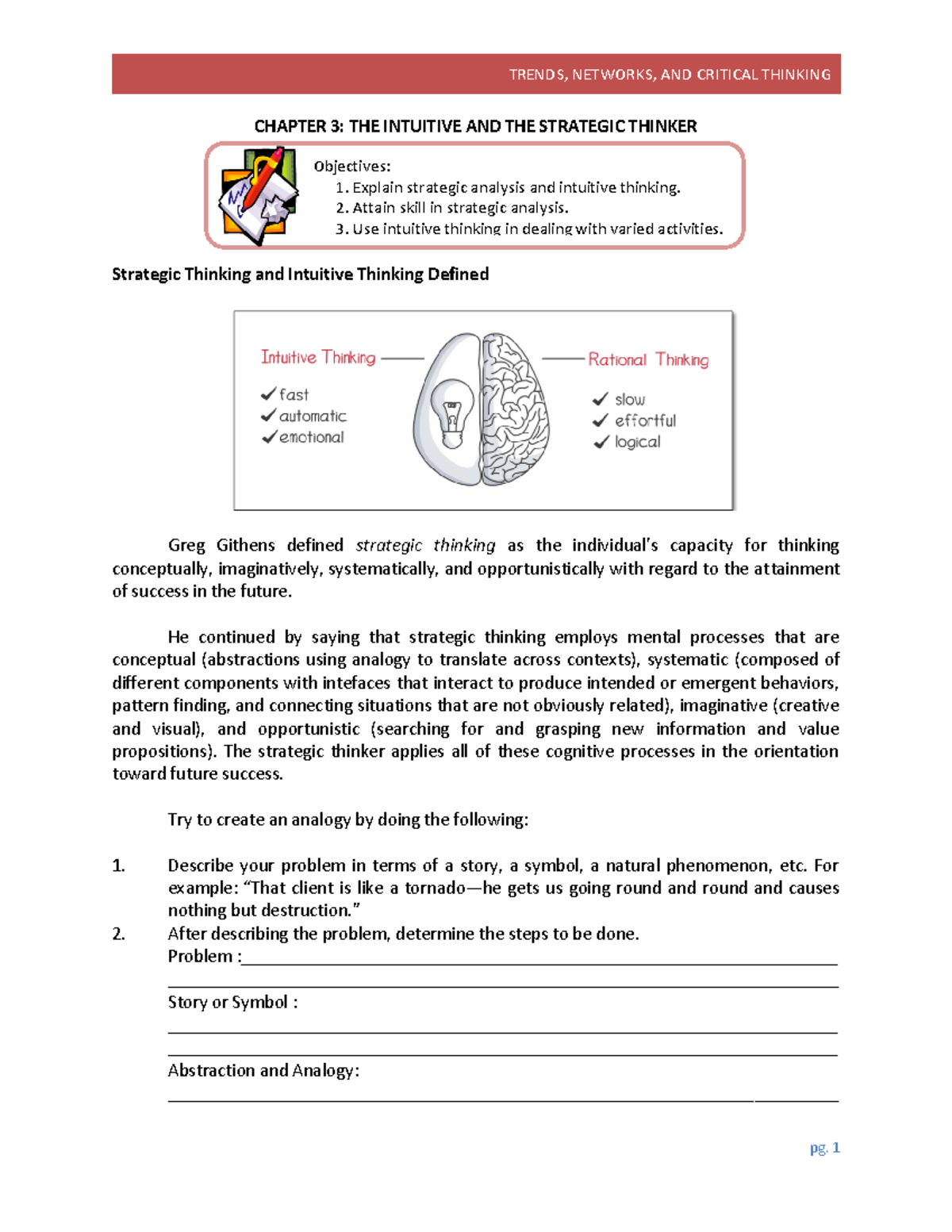 Chapter 3 - PLS LIKE TY BPTNC - CHAPTER 3: THE INTUITIVE AND THE ...