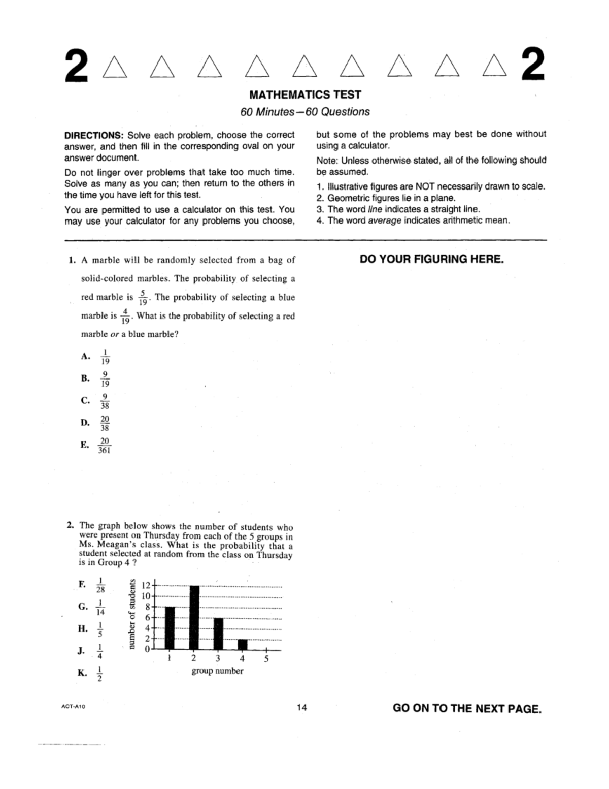 Math - A10 - ACT - PSY 301 - Studocu