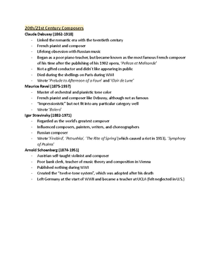 MUS 101 Exam 1 Questions and Answers - Study Guide - Study Questions 1 ...