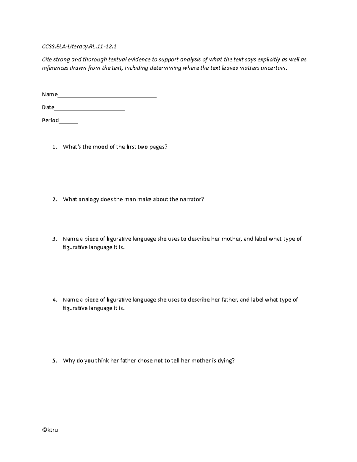 Memoirs of a Geisha Chapter 1 - CCSS.ELA-Literacy.RL.11-12 strong and ...