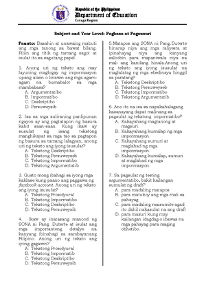Detailed Lesson Plan in EIM March 13 - Objectives At the end of the ...