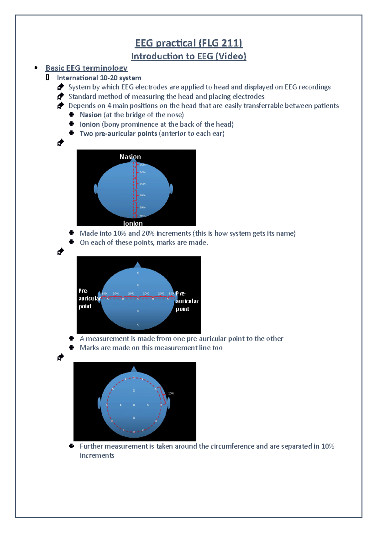 EEG practical - Pre- auricular point Pre- auricular point EEG practical (FLG 211) Introduction ...