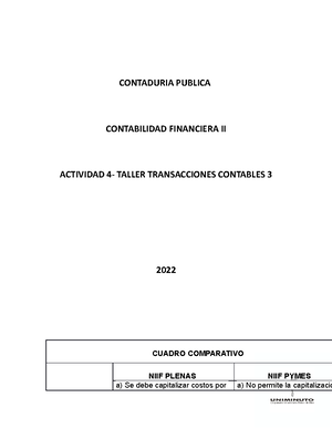 Manual contabilidad gubernamental - Contabilidad financiera II - Studocu
