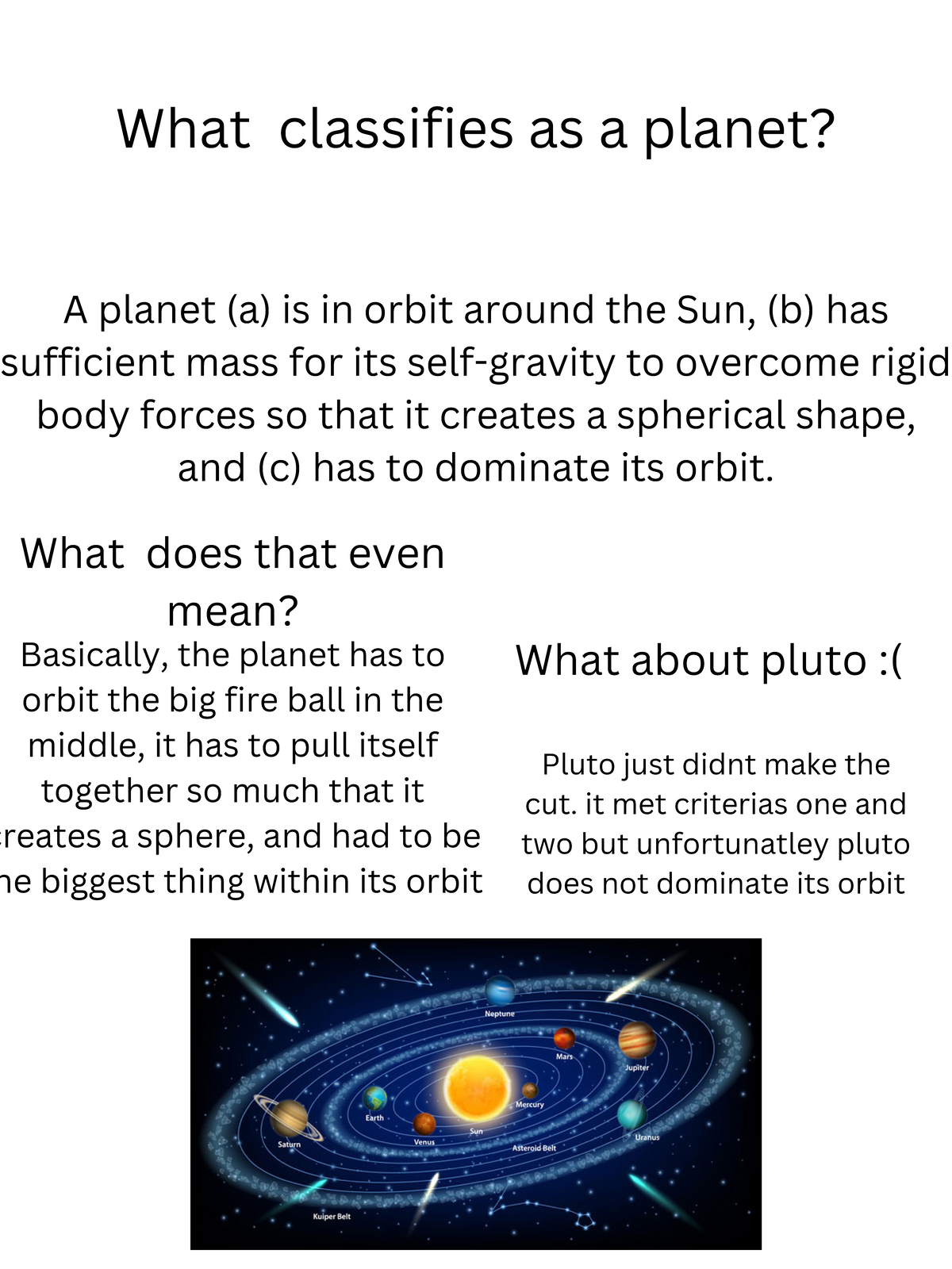 What classifies as a planet - What classifies as a planet? ####### A ...