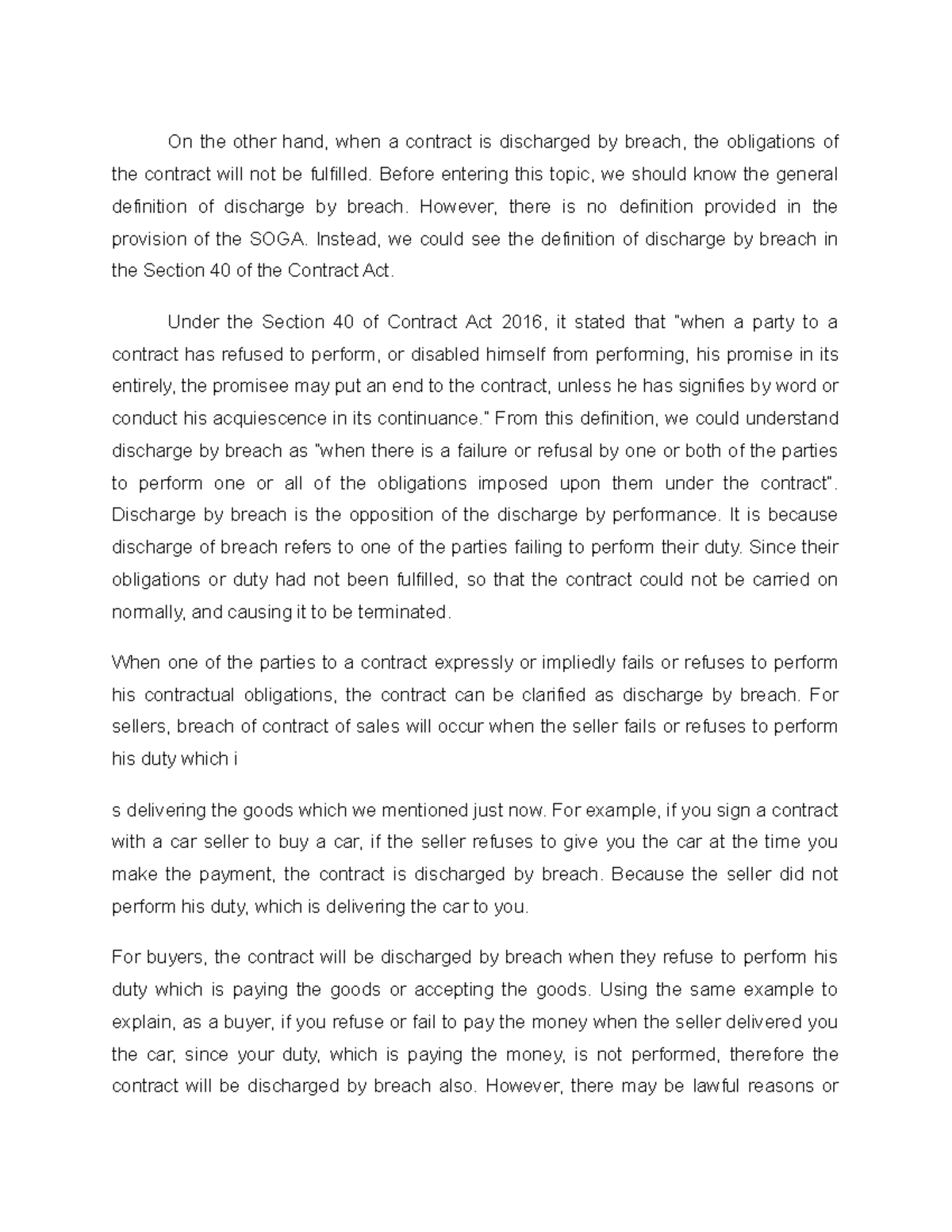 CL Presentation Script - On the other hand, when a contract is ...