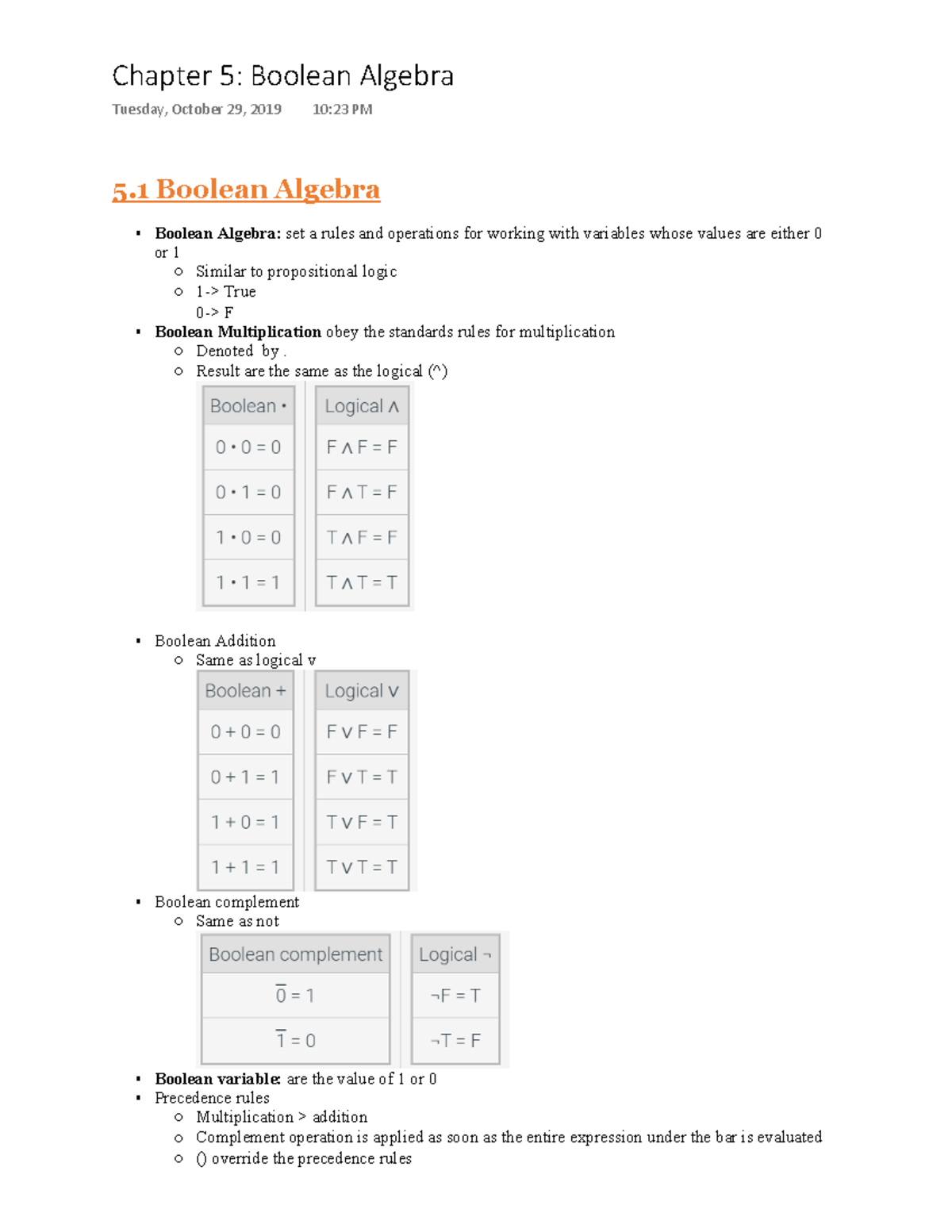 ICS 6B Chapter 5 Boolean Algebra - Warning: TT: undefined function: 32 %RROHDQ $OJHEUD - Studocu
