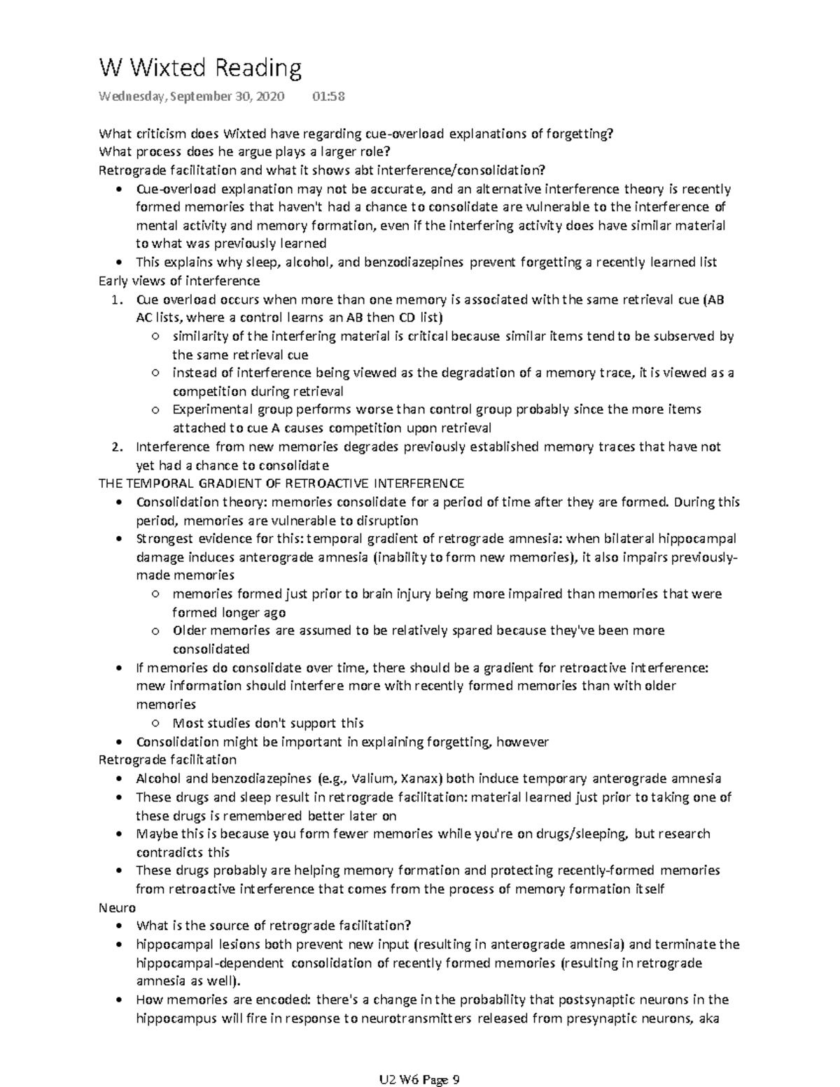 Wixted Reading Notes - Zimmerman 2020 - What criticism does Wixted have ...