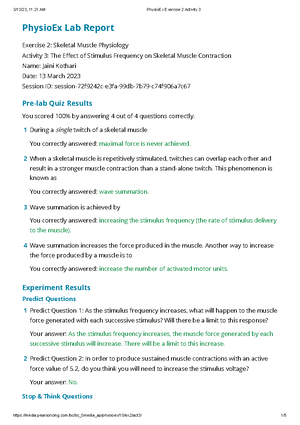 Lab 5 Endocrine human physiology lab report - 1 Human Physiology Lab KINE 2540 Lab 5 – Endocrine ...