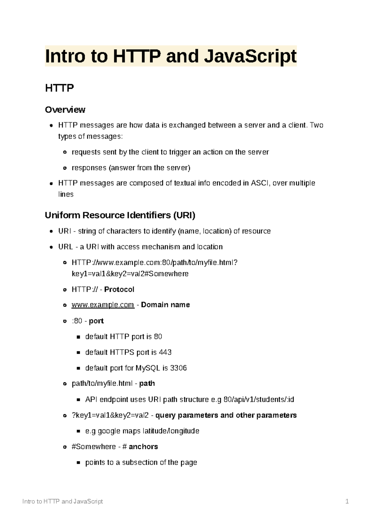 Intro To And Java Script Intro To And Javascript