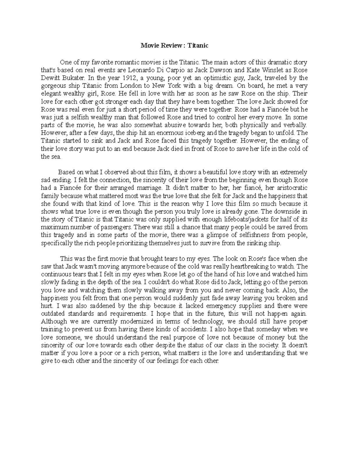 Movie Review - The main actors of this dramatic story that's based on ...