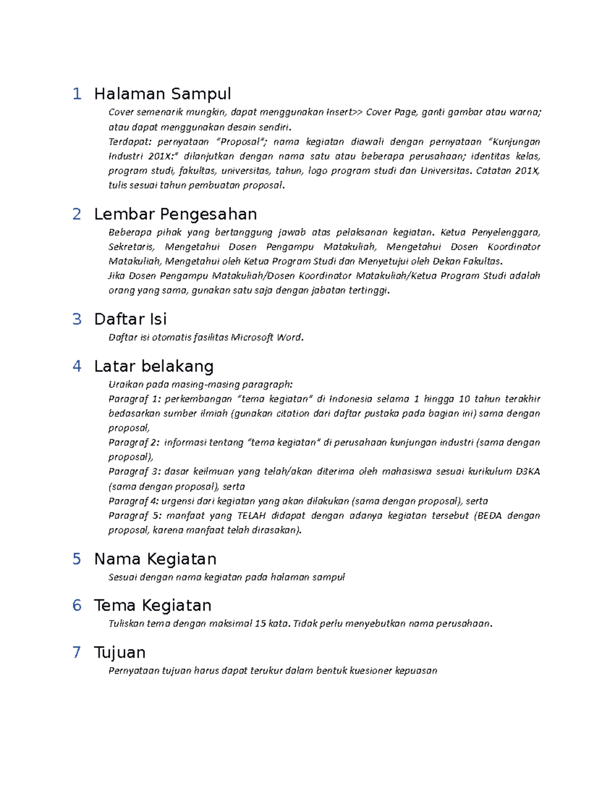 2023 2 Template LPJ Kunjungan Industri v2 - 1 Halaman Sampul Cover ...