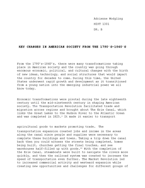 Paper one (History of the Colonies in the United States and their ...