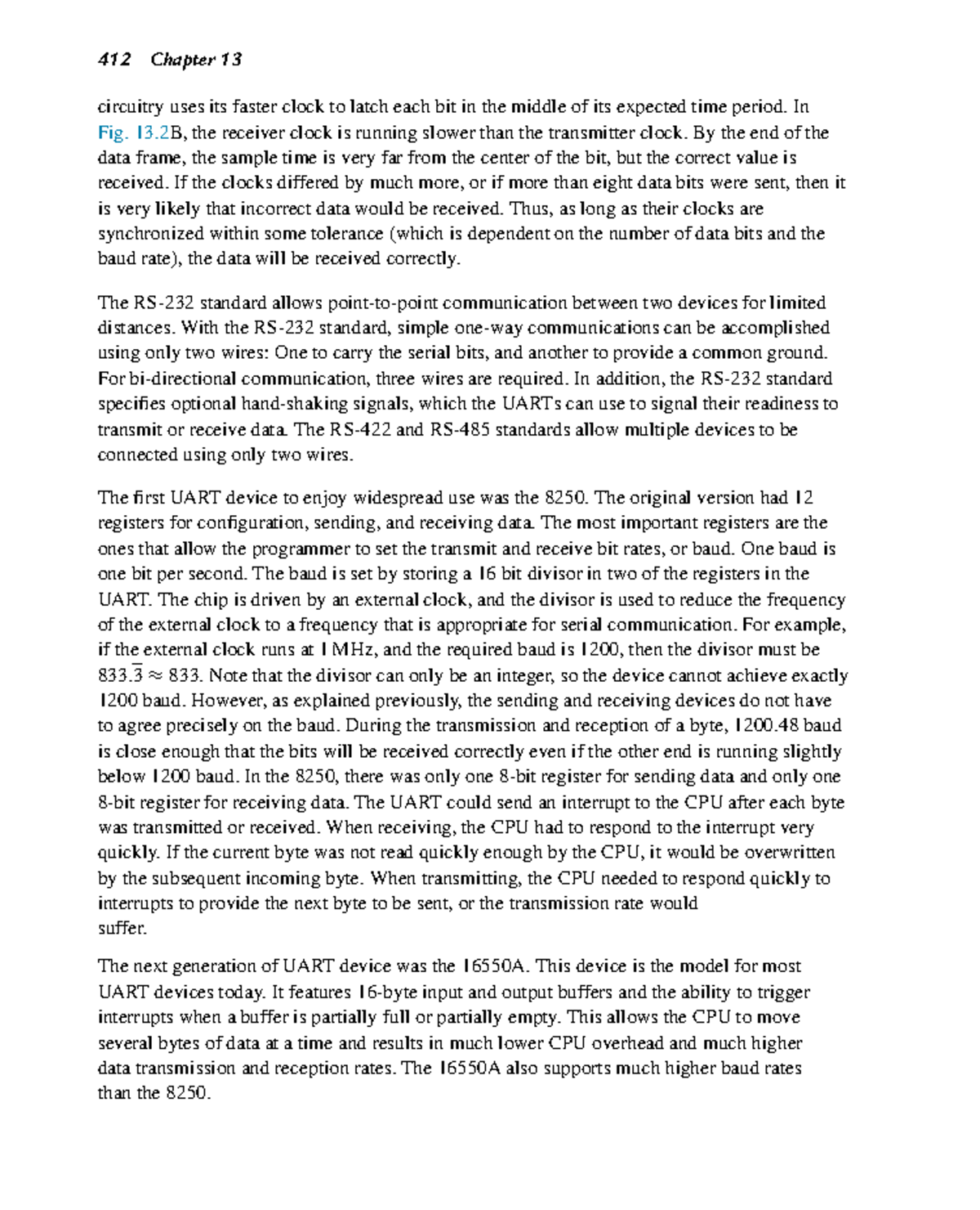 Modern Assembly Language Programming-99 - 412 Chapter 13 circuitry uses its faster clock to ...