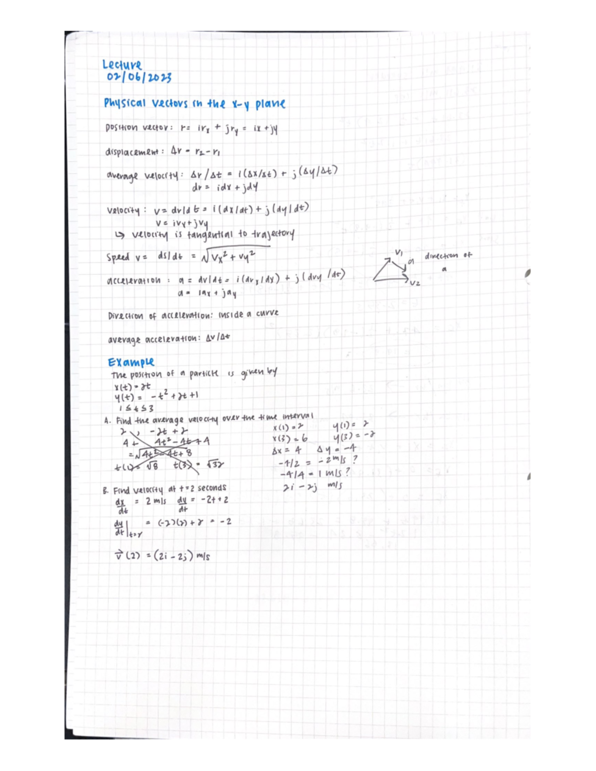 Physics Lecture 3 Projectile Motion Relative Constant Velocity