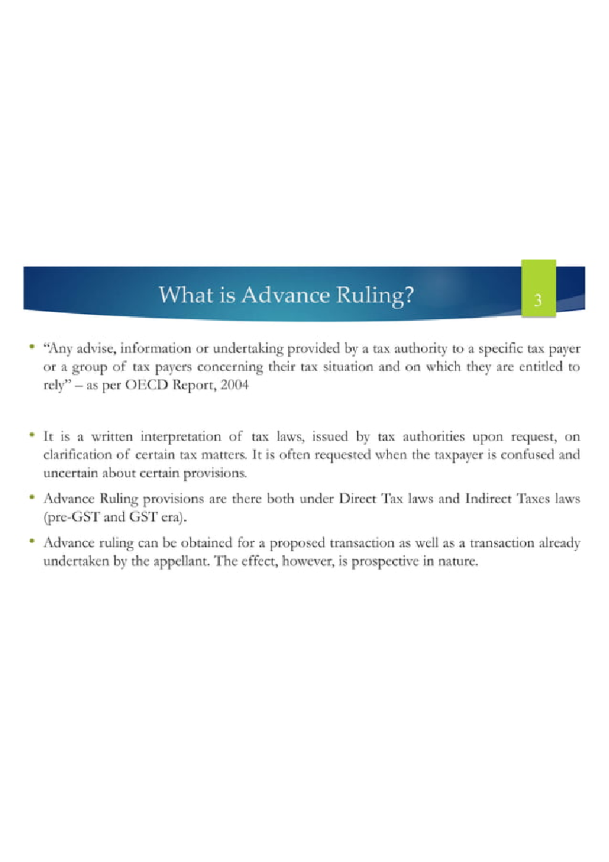 Image to pdf 12-Mar-2024 - What is Advance Ruling? 3 advise ...