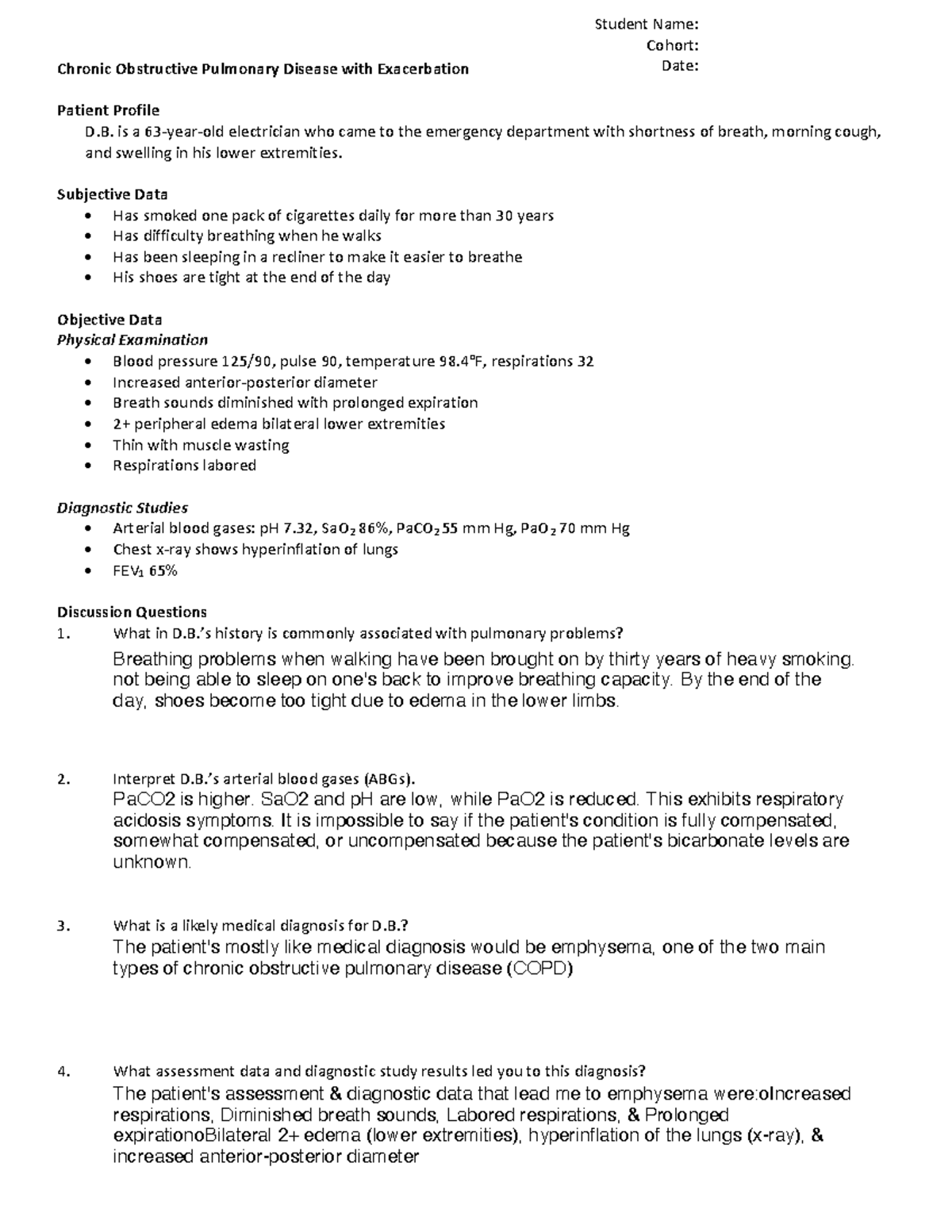 COPD CS - .... - Chronic Obstructive Pulmonary Disease with ...