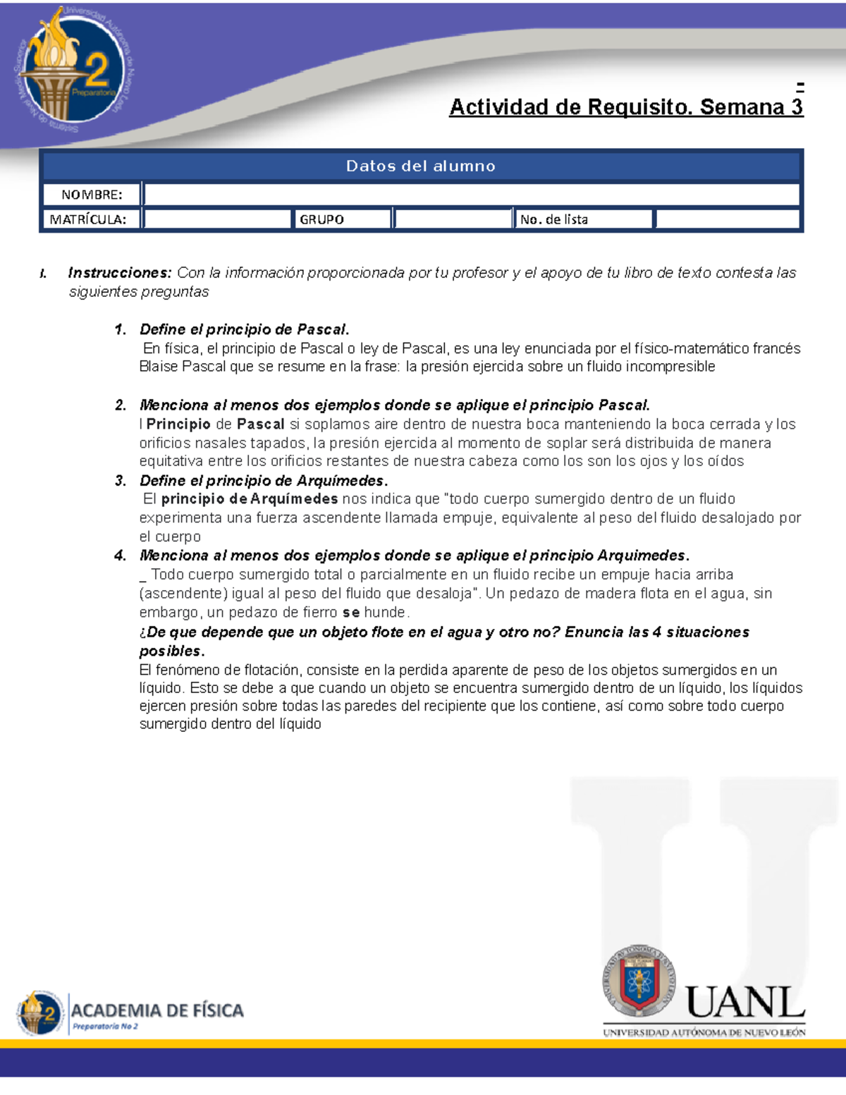 TSF Actividad de Requisto Semana 3 - Actividad de Requisito. Semana 3 ...