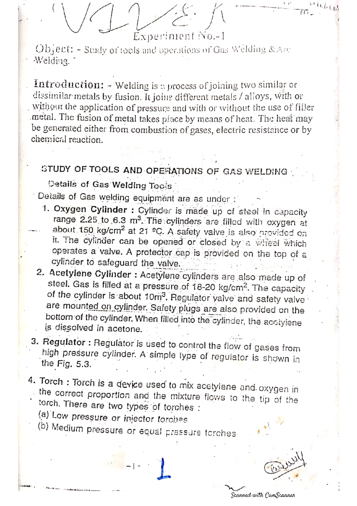 Workshop experiment 3 (welding) - Workshop Practice - Studocu