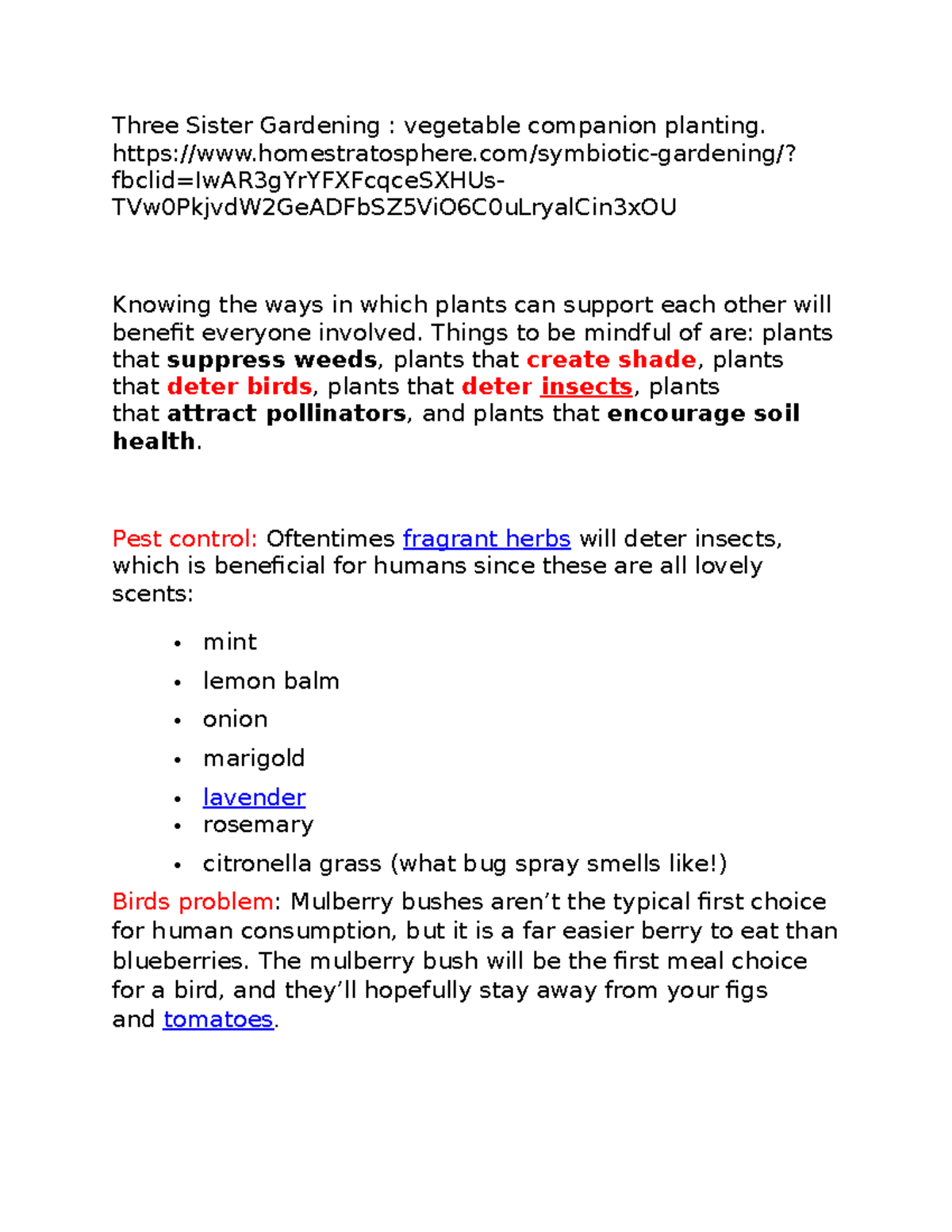 Symbiotic Planting - Real-life of symbiosis relationship examples in ...