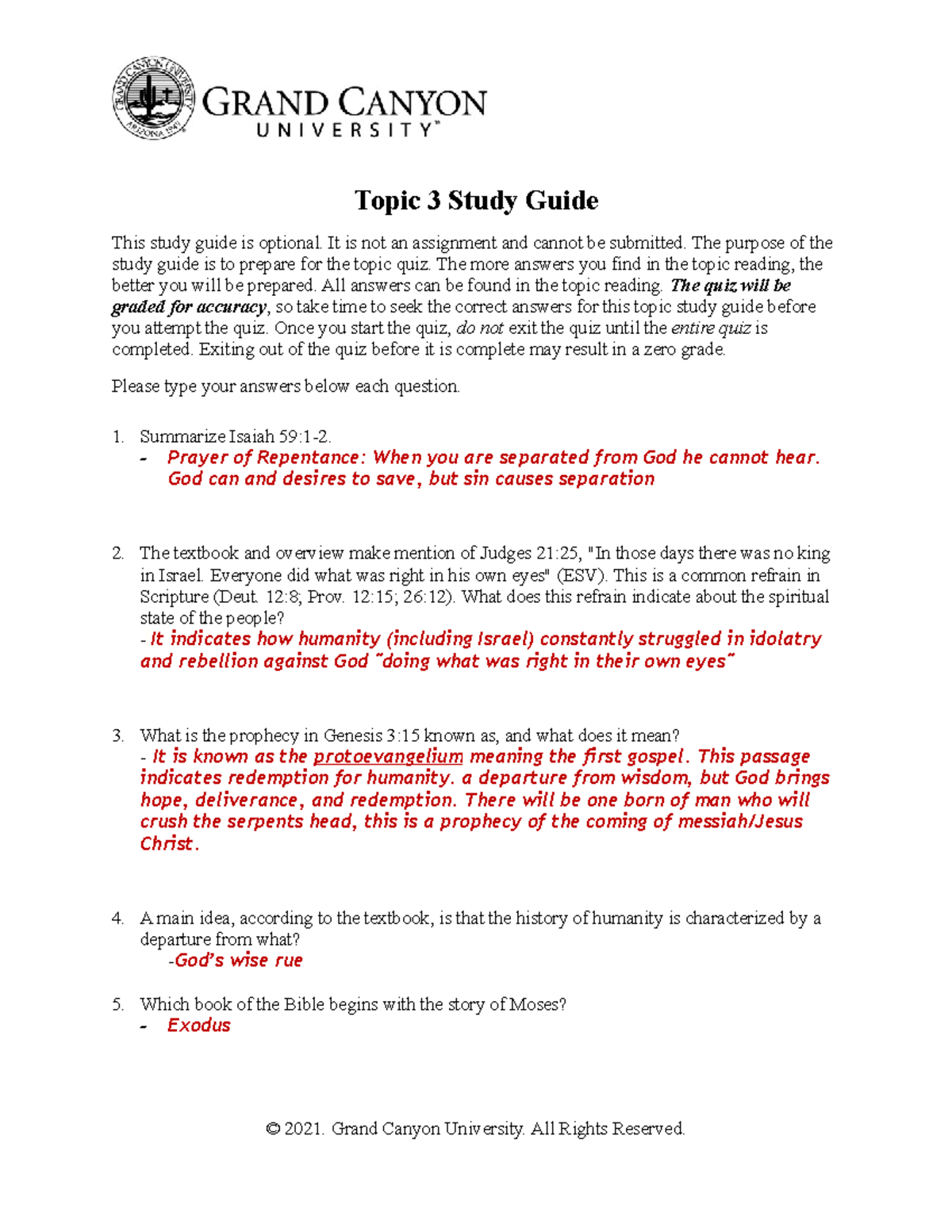 Christian Worldview-101 Study Guide Week 3 - Topic 3 Study Guide This ...